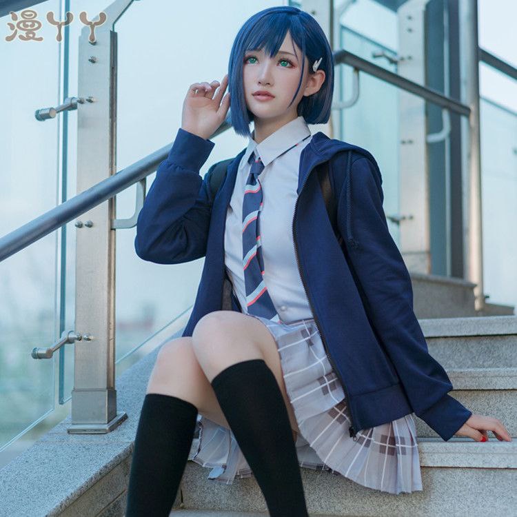 ichigo school uniform cosplay darling in the franxx, Hobbies & Toys ...
