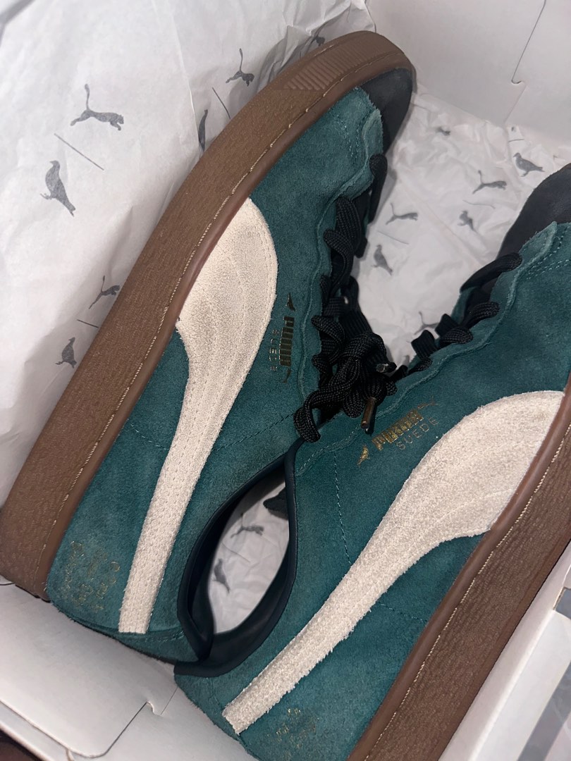 Jeff Staple x Puma Suede ‘ Gidra Malachite ‘, Men's Fashion, Footwear ...