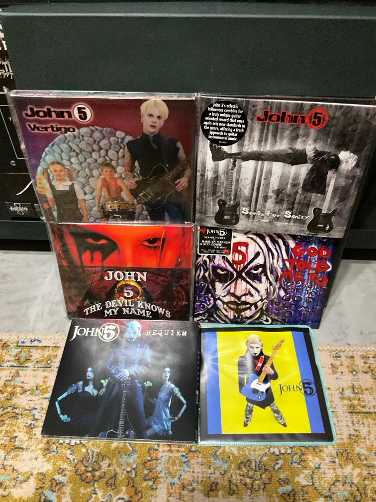 John 5 cd bundle, Hobbies & Toys, Music & Media, CDs & DVDs on Carousell