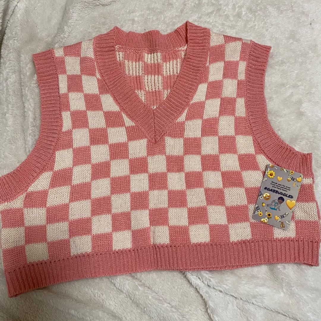 Knit Crop Top [Thailand-Imported] Y2K Fashion Thai BKK Bangkok Pink ...