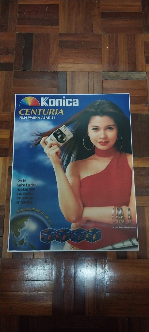 konica poster, Photography, Cameras on Carousell