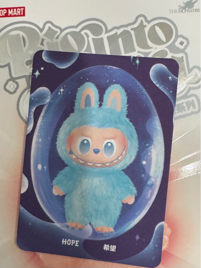 Labubu Big into Energy Hope, Hobbies & Toys, Toys & Games on Carousell