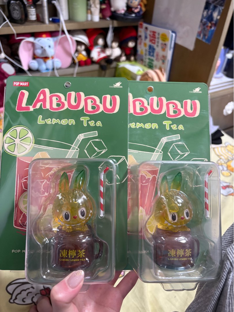 Labubu Lemon Tea, 興趣及遊戲, 玩具 & 遊戲類 - Carousell
