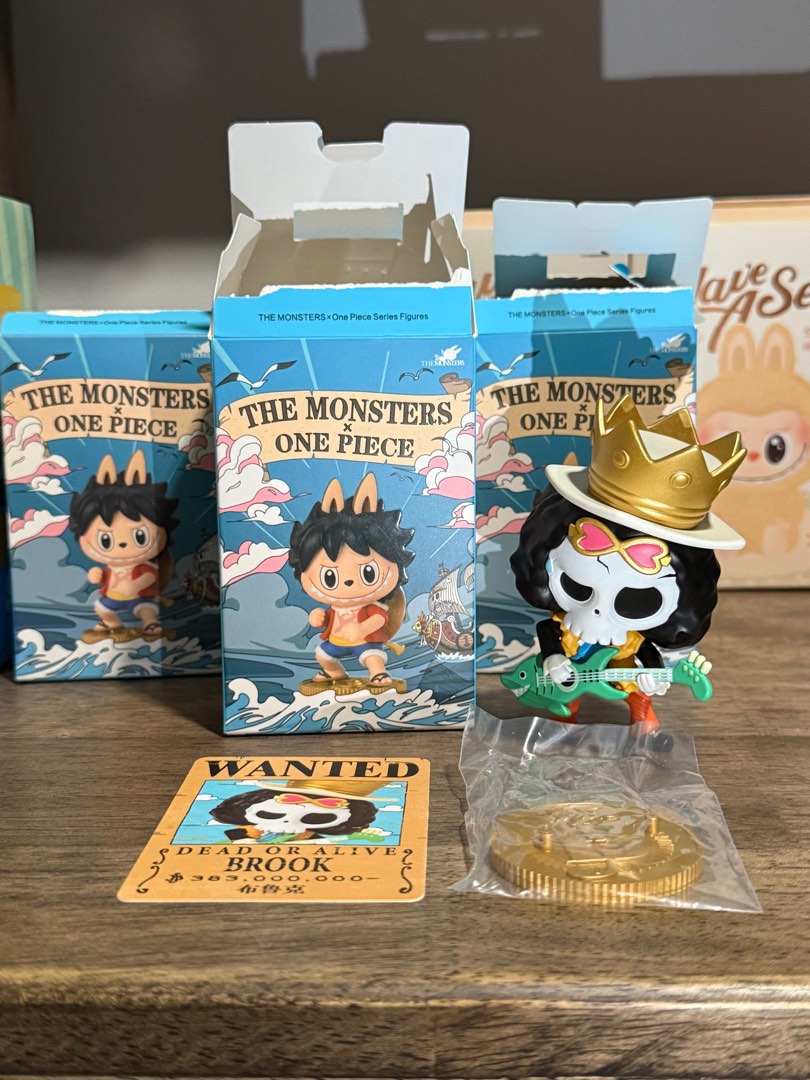 LABUBU ONE PIECE - BROOK, Hobbies & Toys, Toys & Games on Carousell