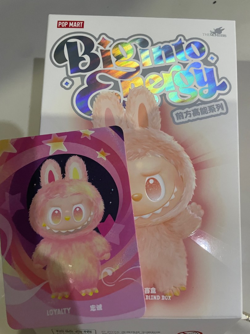 Labubu v3 Big Into Energy (Loyalty)Sealed Foil, Hobbies & Toys, Toys ...