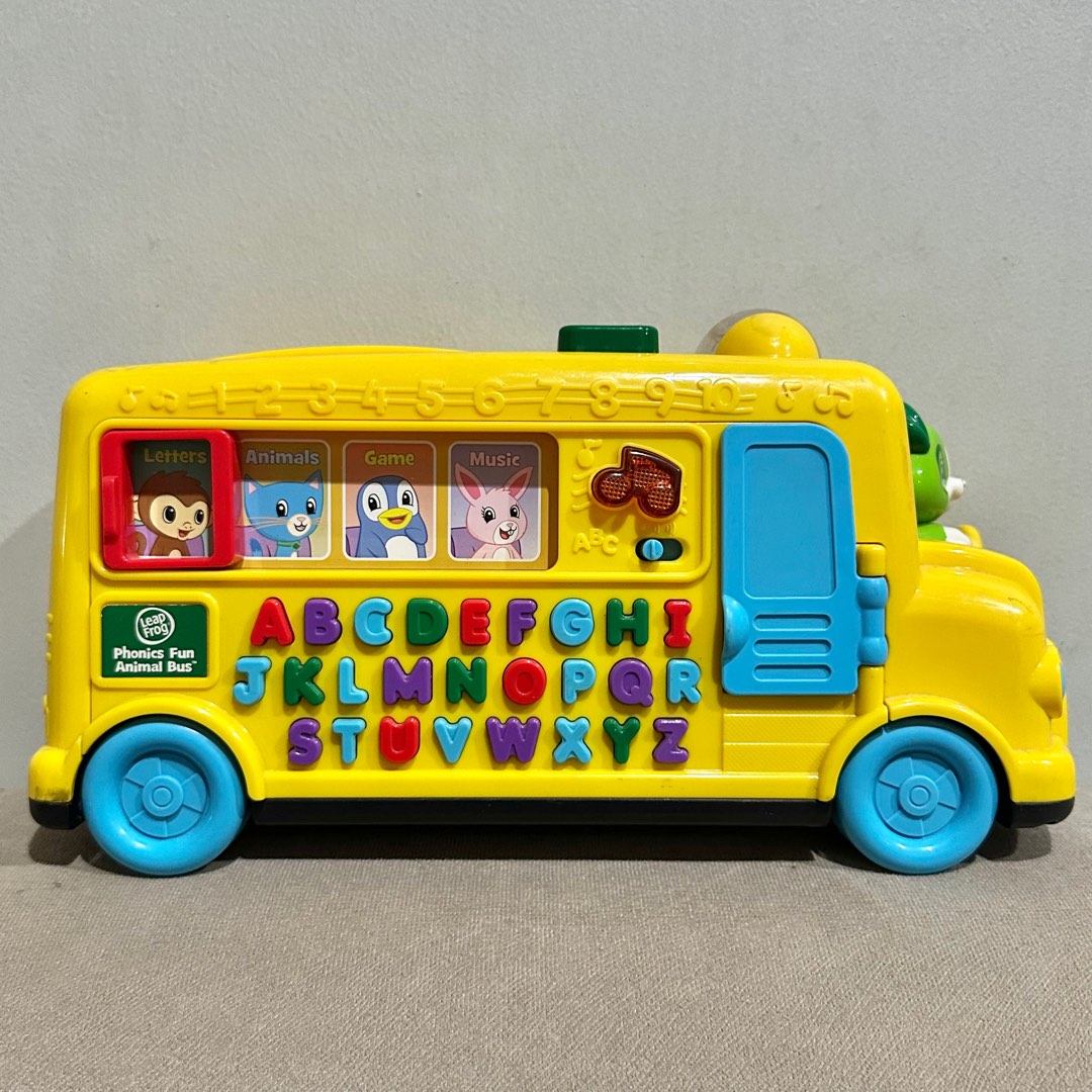 LeapFrog Phonics Fun Animal Bus - Mainan Edukasi Alphabet Huruf dan ...