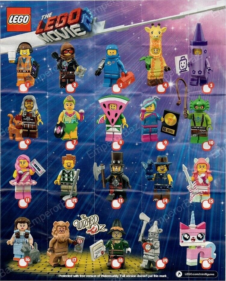 LEGO 71023 Minifigure, The LEGO Movie 2, Hobbies & Toys, Toys & Games ...