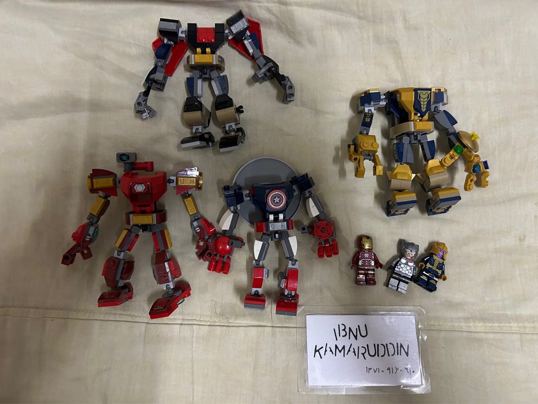 Lego Marvel Super Heroes Robot Lot, Hobbies & Toys, Toys & Games on ...