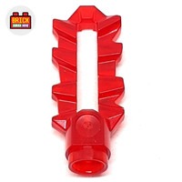 Lego Weapon Sword Double Blade Serrated w/ Bar Holder Original, Serba ...