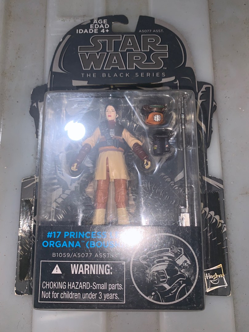 Hasbro Star Wars Black Series #17 Blue 3.75 Princess Leia Boush TVC ...