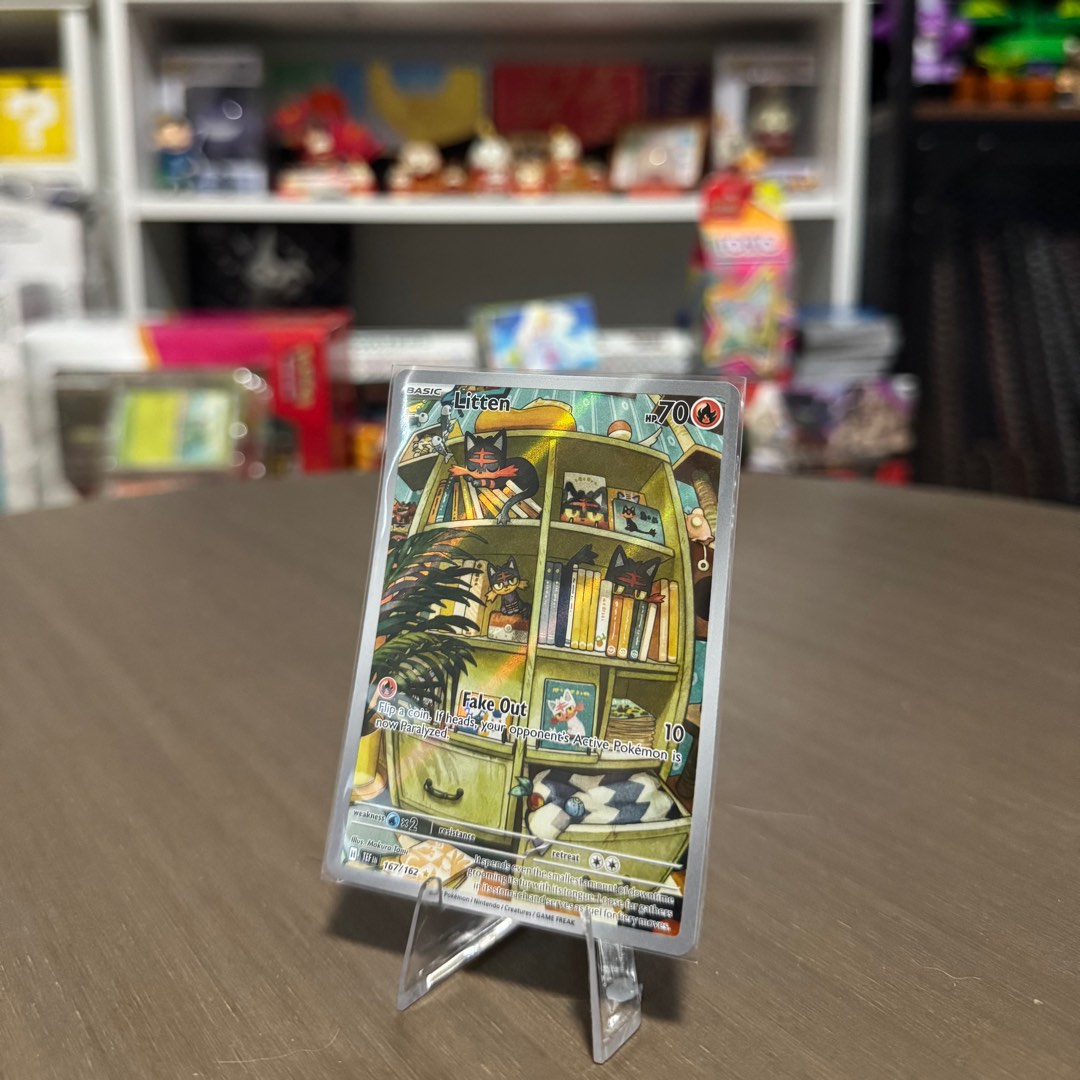 Litten - 167/162 - SV05: Temporal Forces illustration rare IR, Hobbies ...