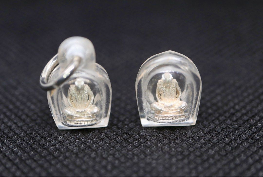 LP Koon Mini Roop Lor / Wat Ban Rai / BE 2536 / Pure Silver ...