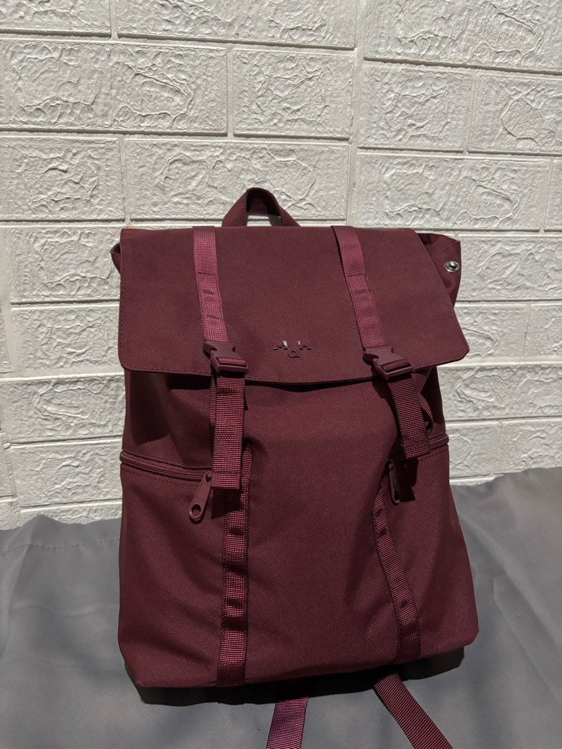 MAH Backpack Maroon, Women's Fashion, Bags & Wallets, Backpacks on ...