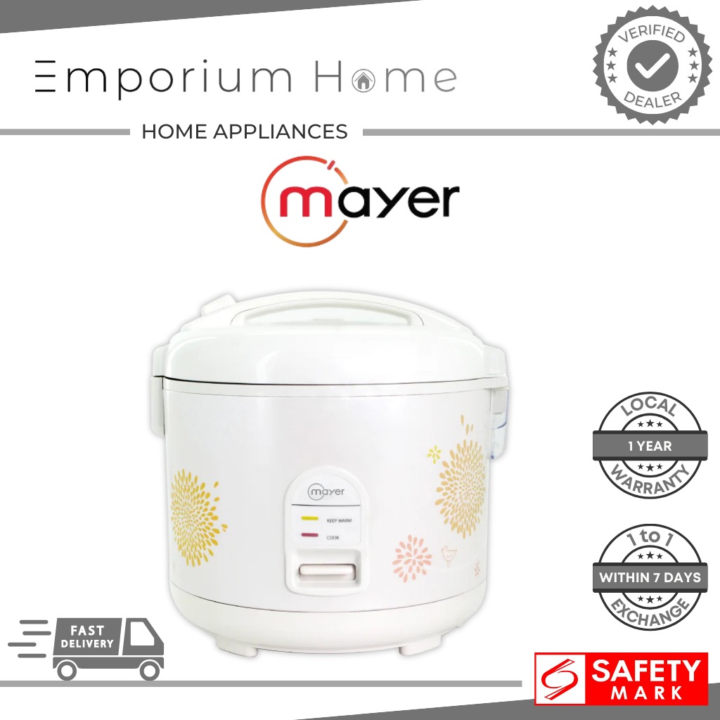 Mayer 1.8L Rice Cooker MMRC181, TV & Home Appliances, Kitchen ...
