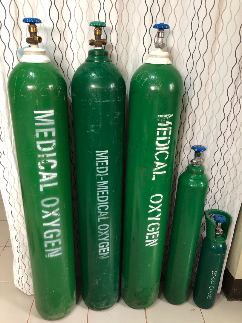 Medical Oxygen Tank 50lbs, Health & Nutrition, Medical Supplies & Tools ...