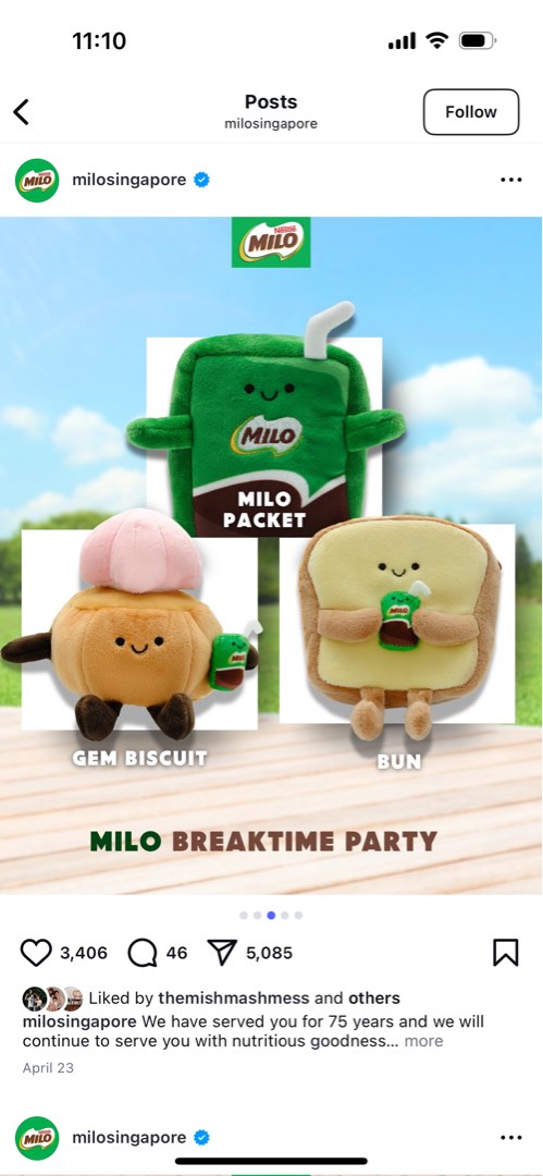Milo Packet Plushie Duffel Bag, Hobbies & Toys, Toys & Games on Carousell