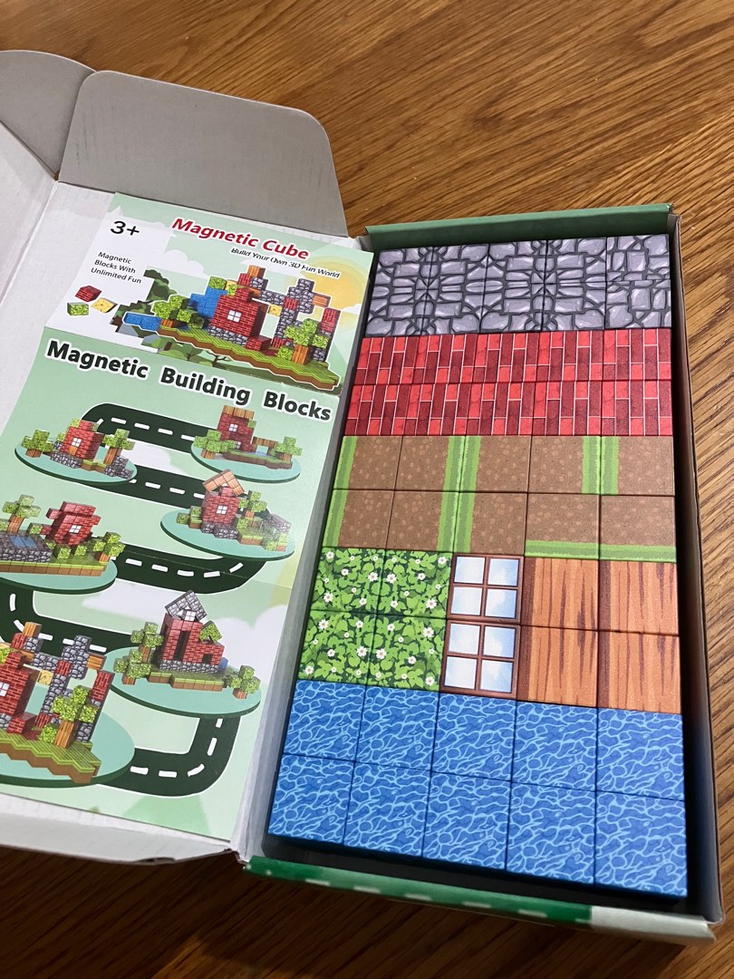 Minecraft magnetic building blocks, Hobbies & Toys, Toys & Games on ...