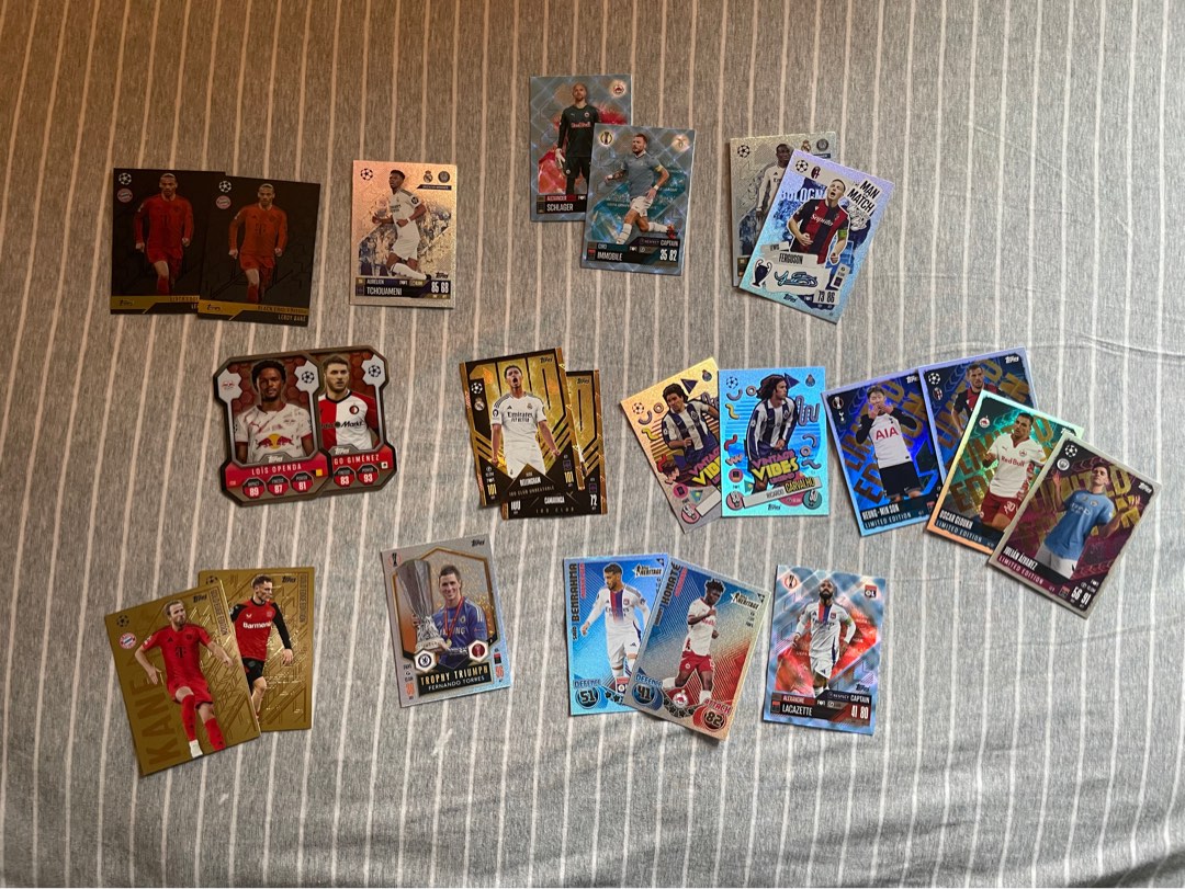MINT MATCH ATTAX CARDS STRAIGHT FROM HERO PACKS (100 Clubs, Gold Edge ...
