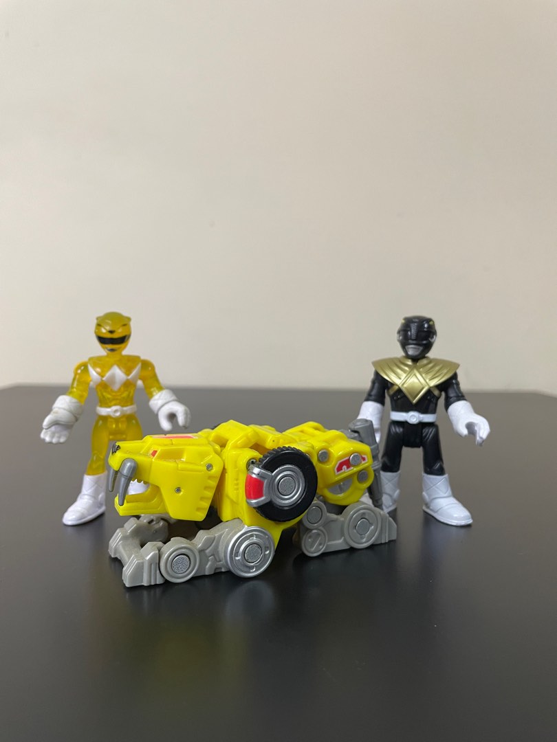 MMPR Fisher Price Imaginext Power Rangers Battle Armor Yellow Ranger ...