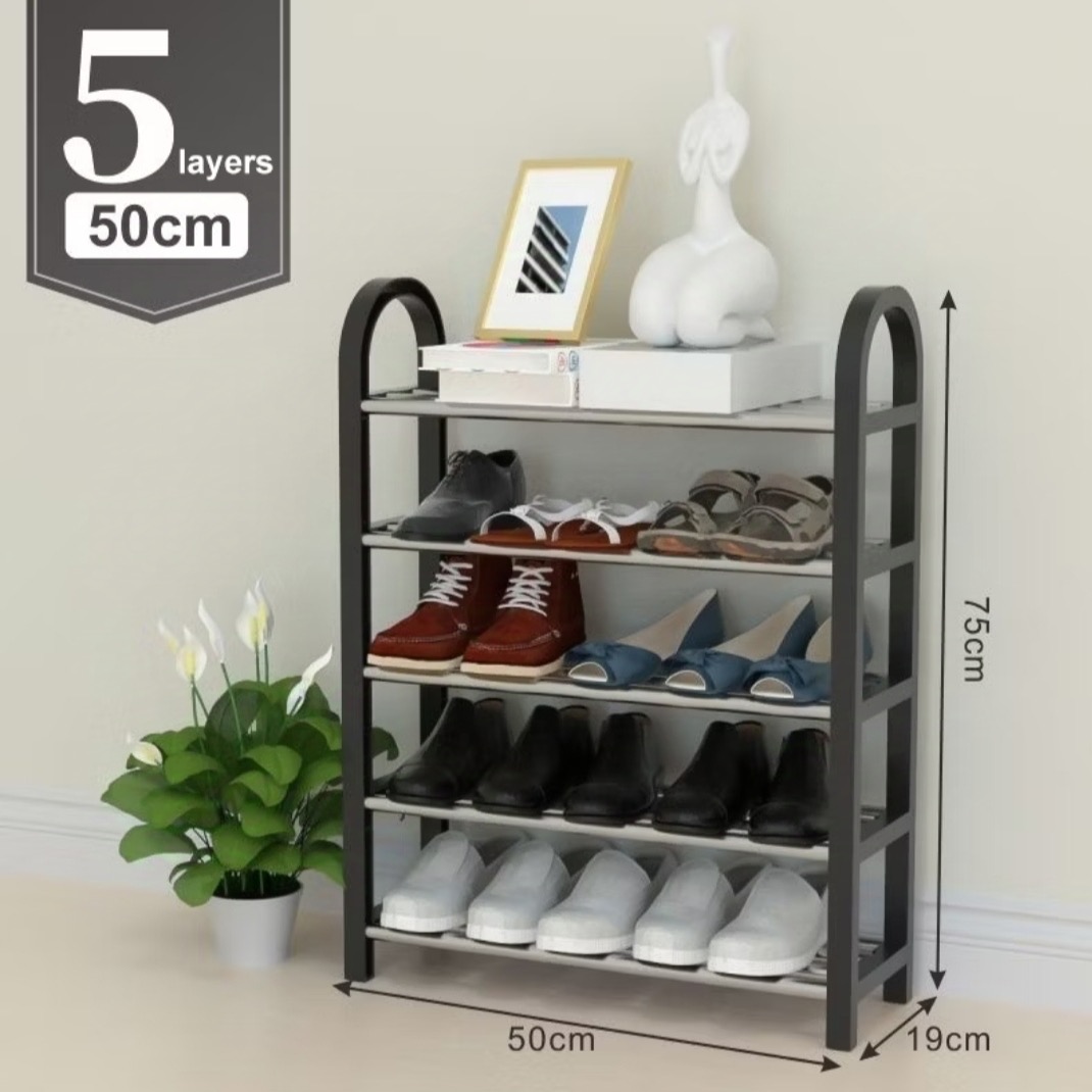 Multi Layer Shoe Rack | Freestanding Shoe Organizer Rack | 5 Layer Shoe ...