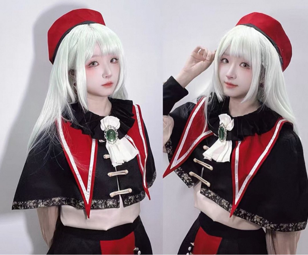 Mutsumi mortis cosplay stagewear with wig, Hobbies & Toys, Memorabilia ...