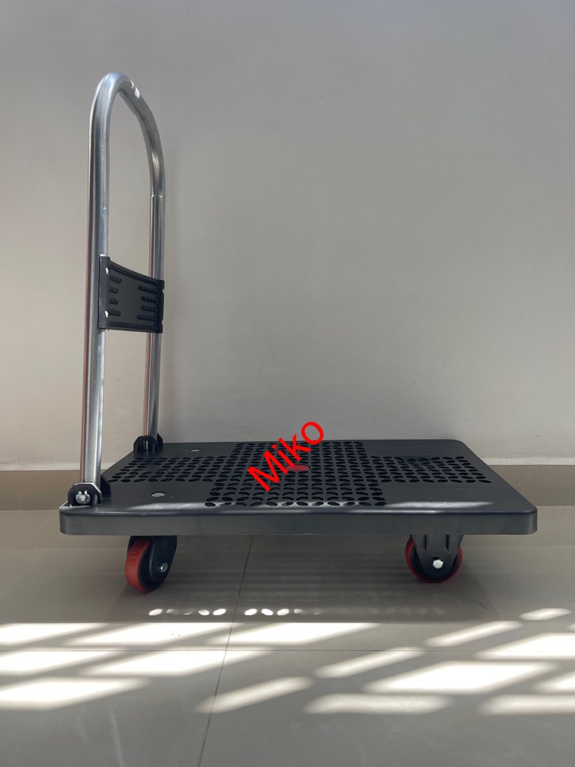 New foldable trolley with slight defect(100kg), Furniture & Home Living ...