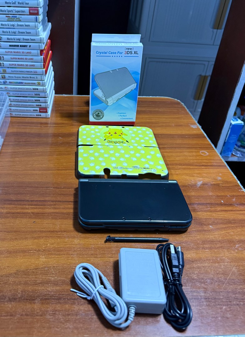New Nintendo 3DS XL Metallic Black (CFW w/a 32GB MMC, US Version, Full ...
