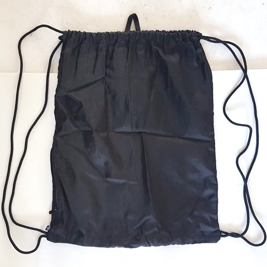 Original ADIDAS Drawstring Bag, Side Zipper, Cool Black Carrier, Adidas ...