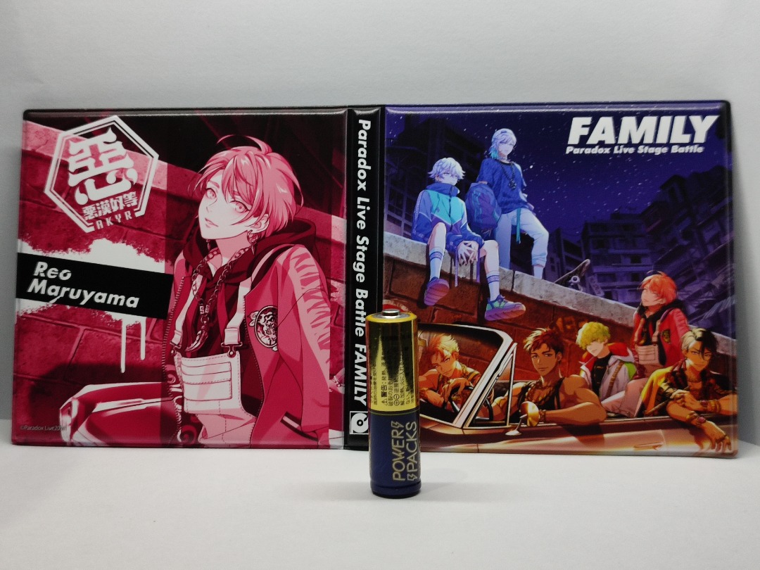 Paradox Live Stage Battle Family Pin and Acrylic with box set Akyr ...