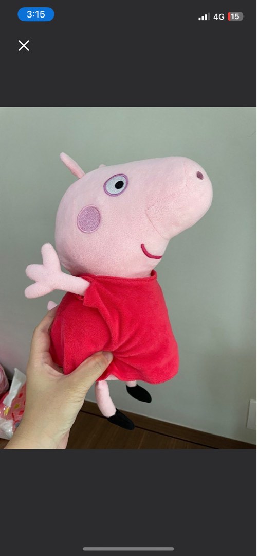 Peppa pig Soft Toy, Hobbies & Toys, Toys & Games on Carousell