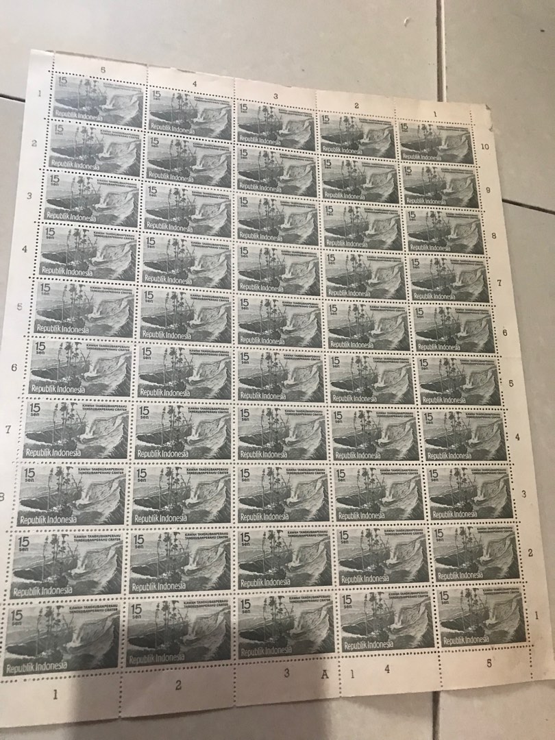 perangko indonesia 15sen tahun 1962, Antik, Filateli di Carousell