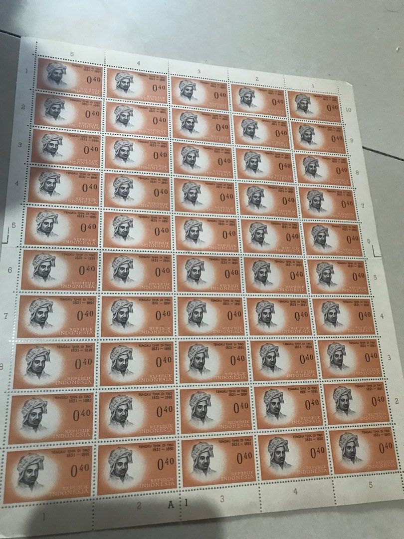 perangko indonesia seri pahlawan tahun 1960an, Antik, Filateli di Carousell