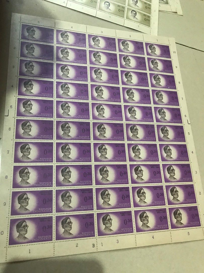 perangko indonesia seri pahlawan tahun 1960an, Antik, Filateli di Carousell