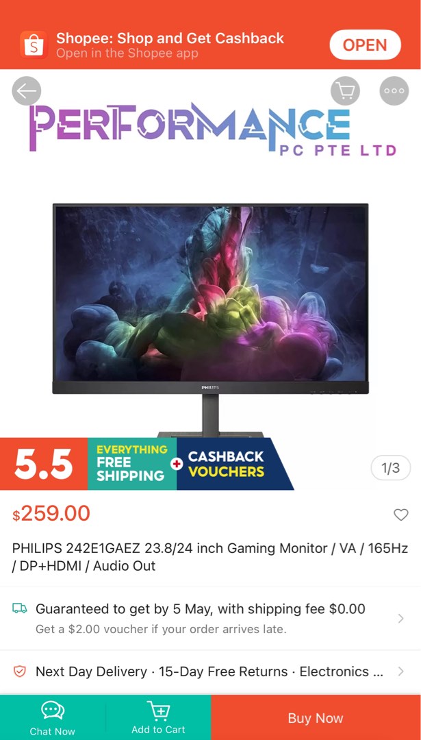 Philips 28inch gaming monitor, TV & Home Appliances, TV & Entertainment ...