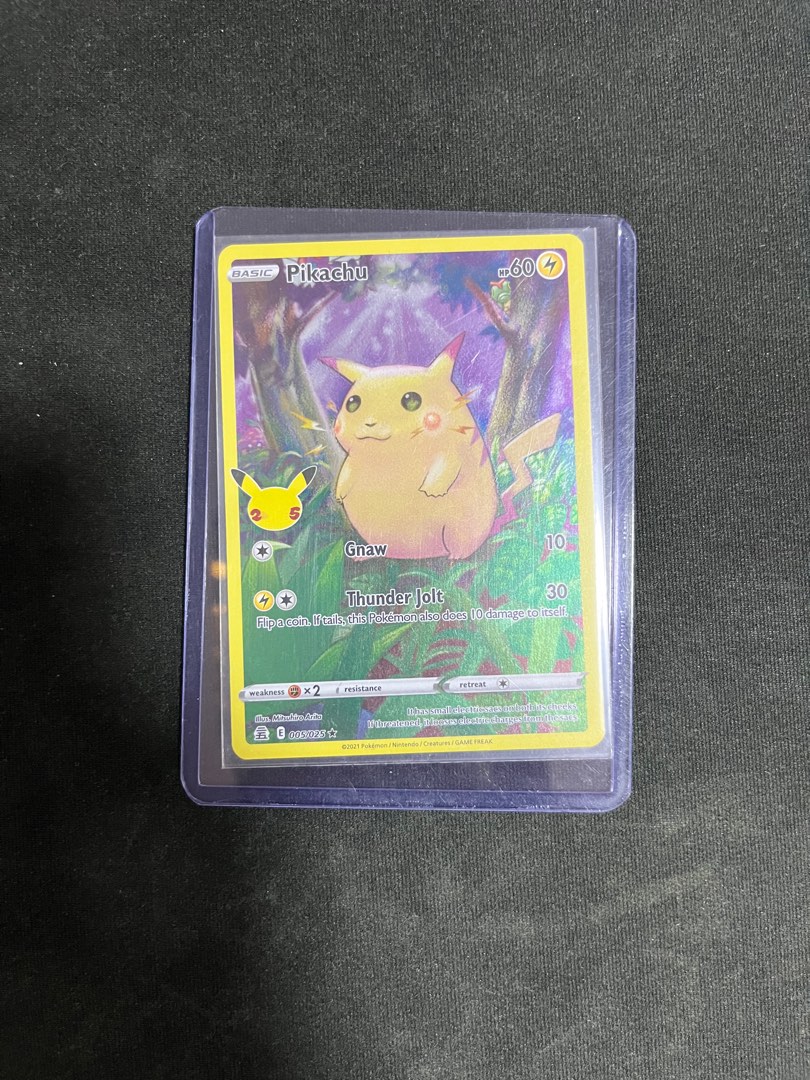 Pikachu 5/25 Celebrations Pokemon card, Hobbies & Toys, Toys & Games on ...