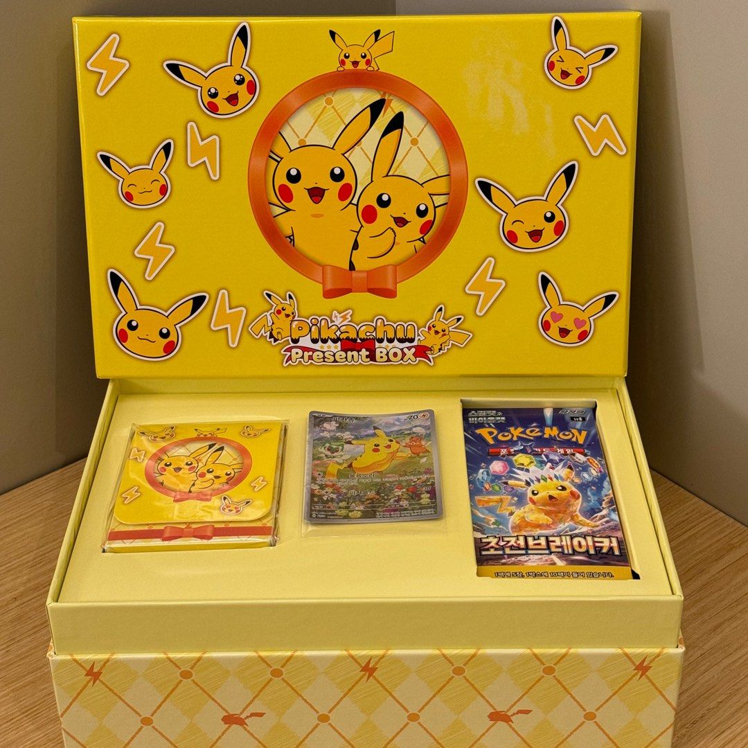 Pikachu Present Box (Korean) TCG, Hobbies & Toys, Toys & Games on Carousell