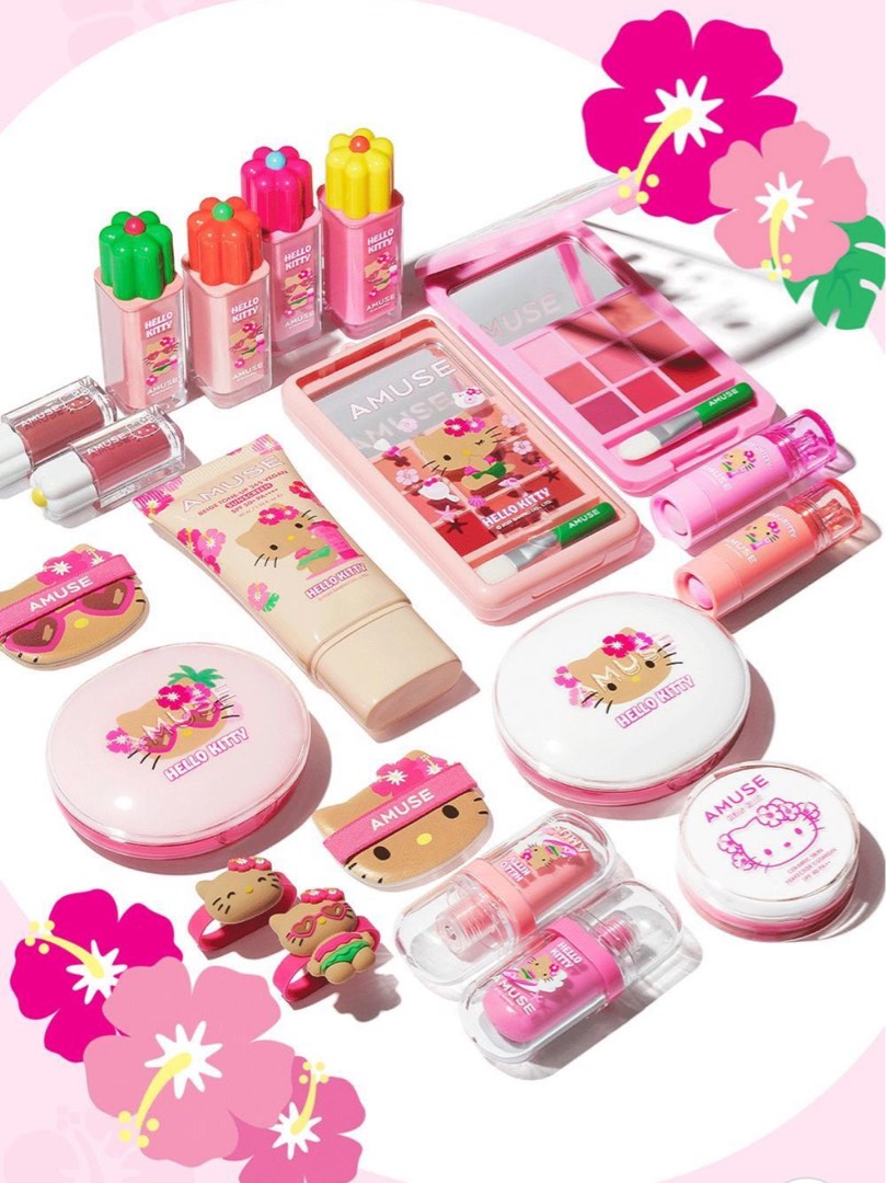 PO) AMUSE HELLO KITTY MAKEUP (tint/ cushion/ cheek), Beauty & Personal ...