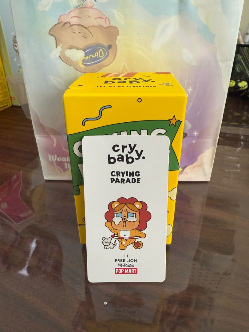 Popmart Crybaby Crying Parade, Hobbies & Toys, Toys & Games on Carousell