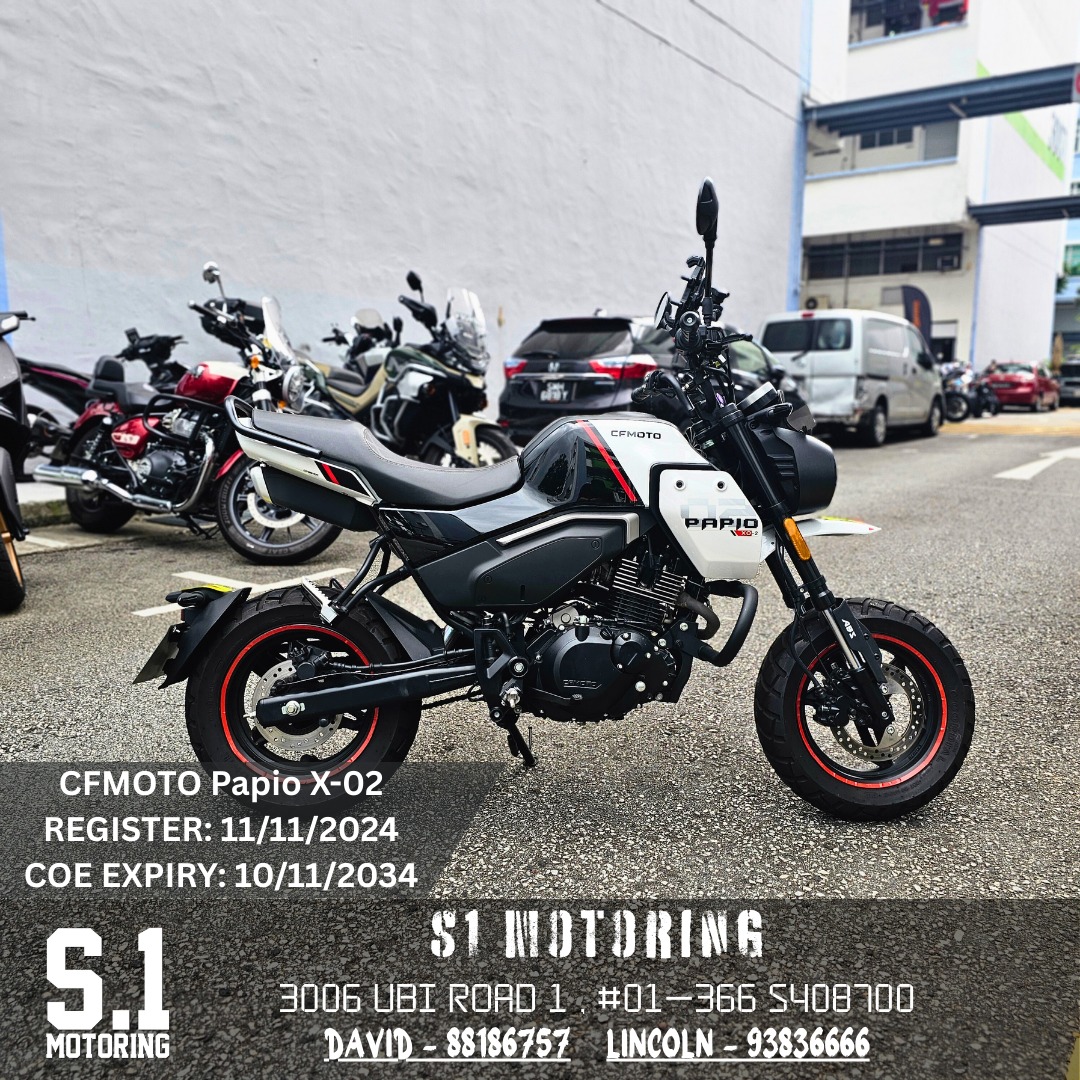 preowned cfmoto papio x-02 | x02 | x 02, Motorcycles, Motorcycles for ...