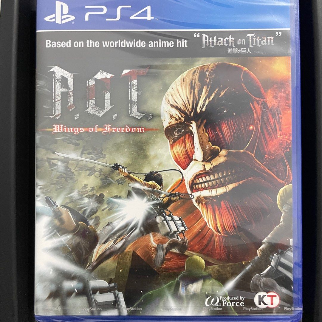 PS4 Attack on Titan Wings of Freedom AOT A.O.T BD Blu-Ray Kaset Game ...