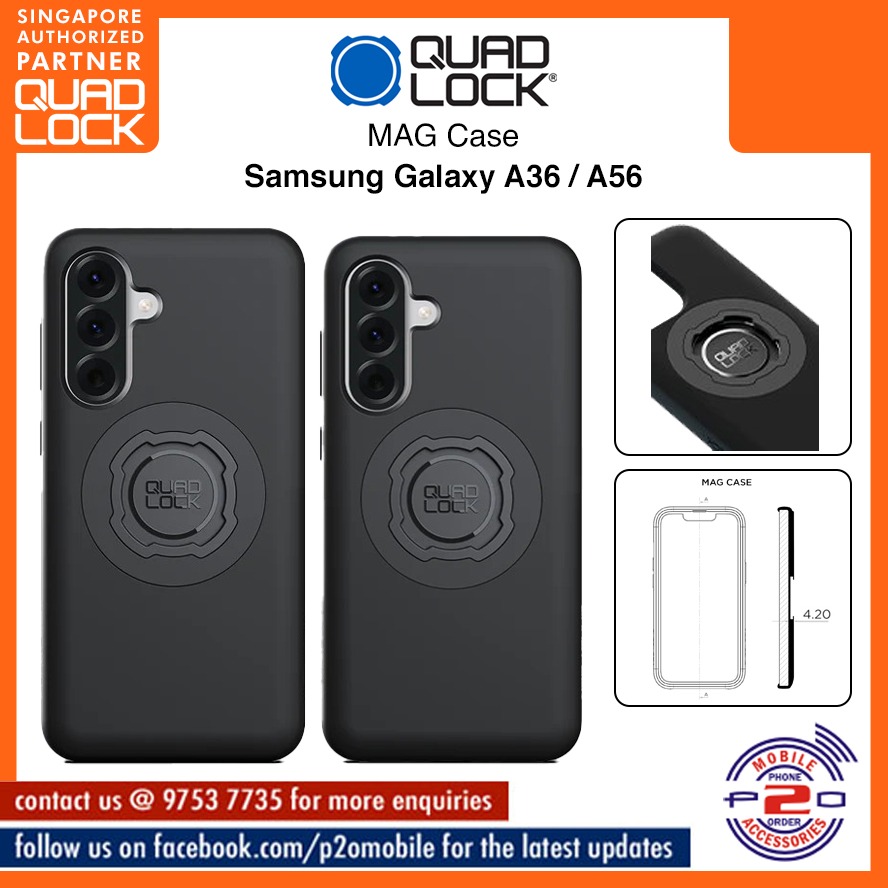 Quad Lock MAG Case for Samsung Galaxy A56 / Samsung Galaxy A36, Mobile ...
