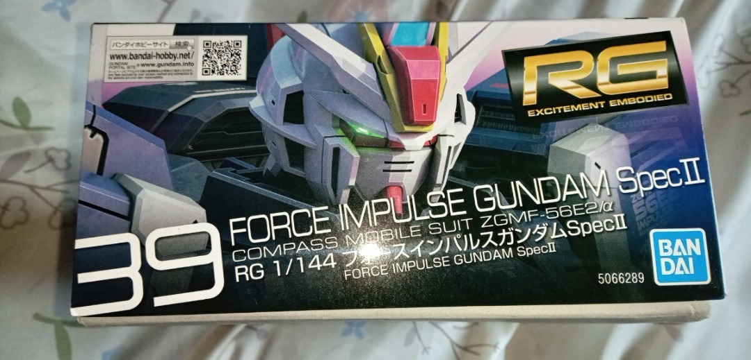 RG Force Impulse Gundam Spec II, Hobbies & Toys, Toys & Games on Carousell