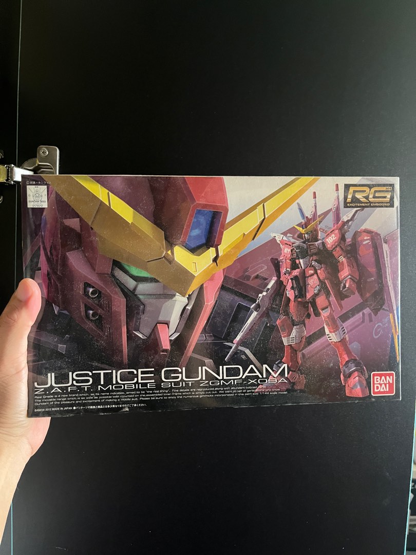RG Justice Gundam, Hobbies & Toys, Toys & Games on Carousell