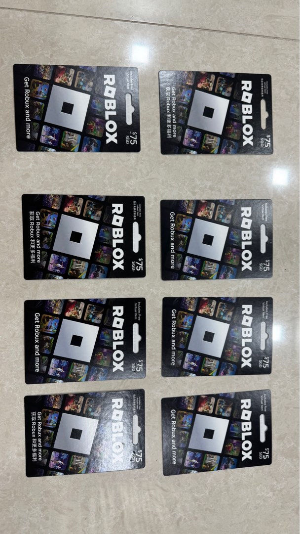 ROBLOX gift card, Video Gaming, Gaming Accessories, Game Gift Cards ...