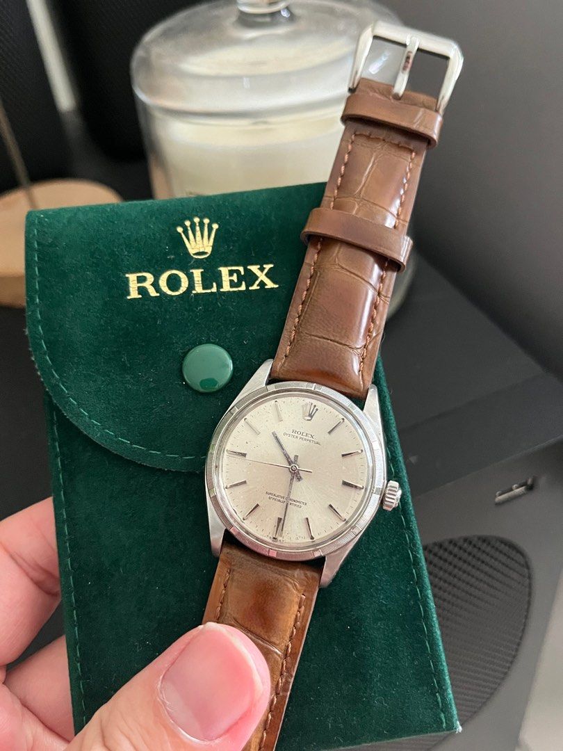 Rolex Oysterperpetual Engine Turned Bezel Ref.1003 from Year 1963 ...