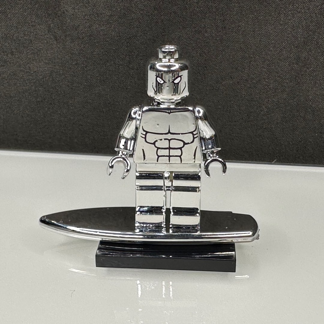 Silver Surfer Chrome Minifigure Minifig, Hobbies & Toys, Toys & Games ...