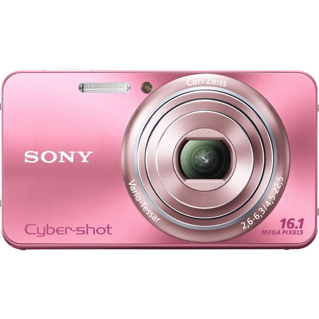 Sony cybershot w570 pink digital camera, Photography, Cameras on Carousell