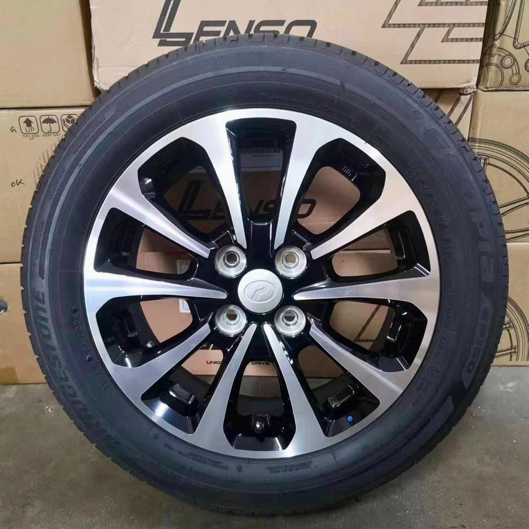 SPORT Rim PERODUA ORI 15" TYRE BRIDGESTONE 95% (2024) BEZZA MYVI SAGA ...