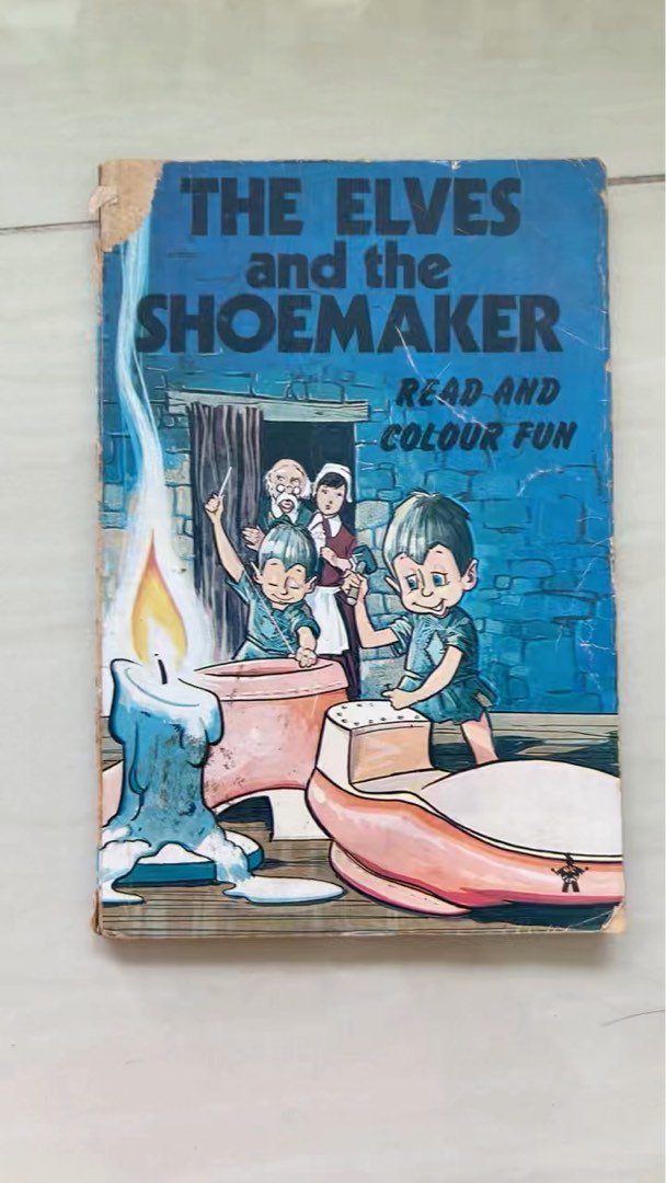 The Elves and the Shoemaker Read and Colour Fun, Hobbies & Toys, Books ...