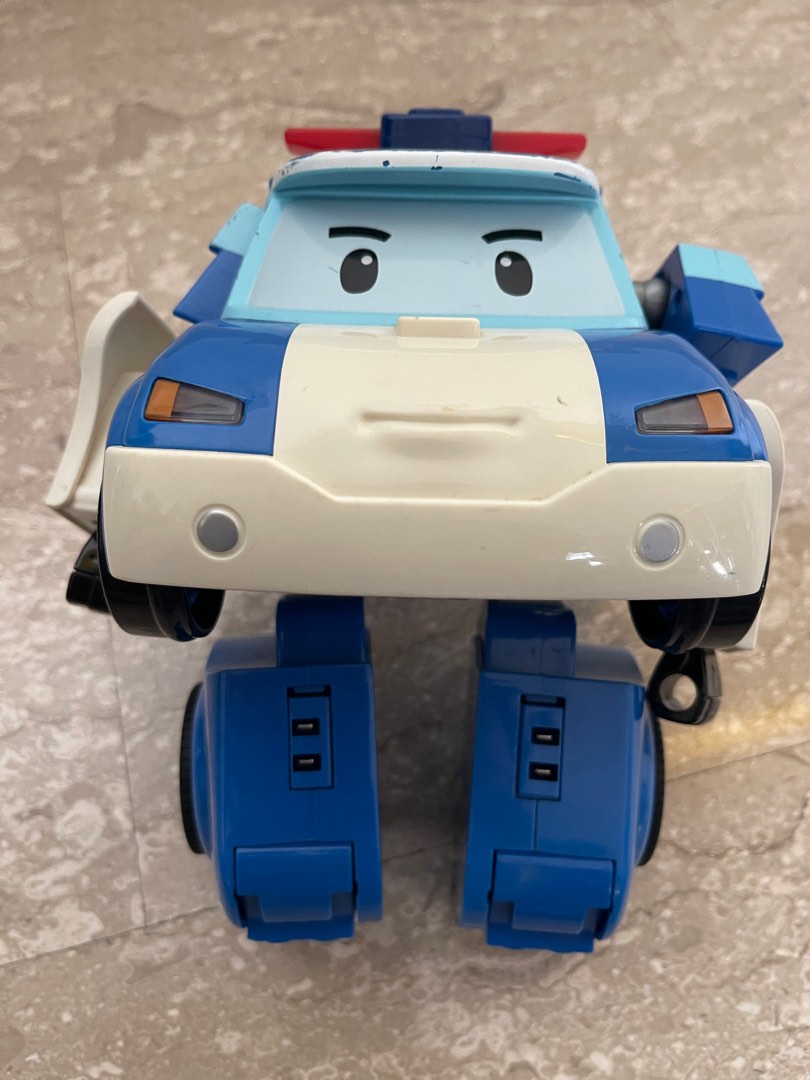Toy Car: Robocar Poli Blue, Hobbies & Toys, Toys & Games on Carousell